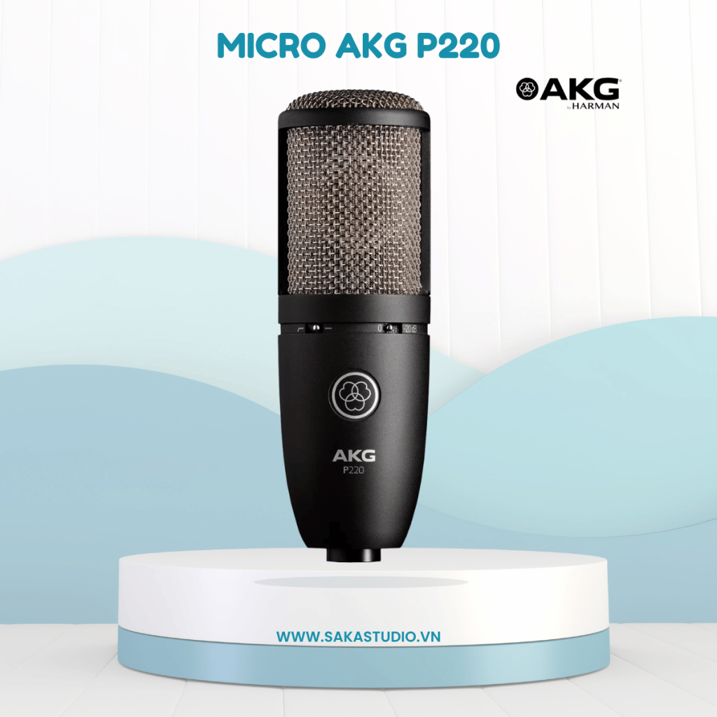AKG P220 - Micro thu âm phòng thu chuyên nghiệp