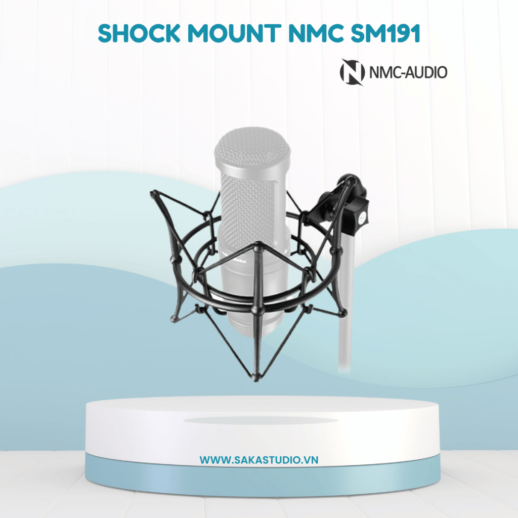 Shock Mount NMC SM191 - Dùng cho micro AKG P120, AT2020